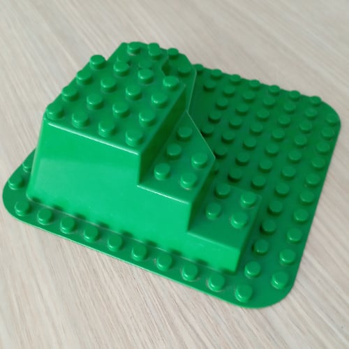 LEGO PART 6433 Duplo Baseplate, with Raised Three Tiers 12 x 12 ...