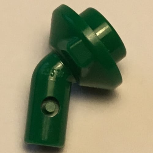 LEGO PART 65578 Bar, Angled with 1 x 1 Round Plate / Stud on End ...