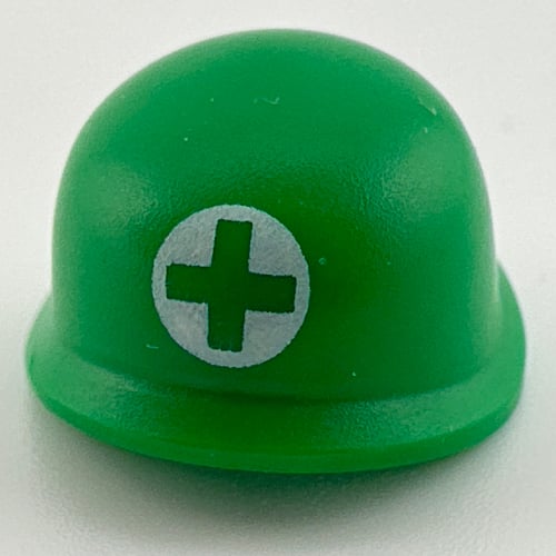 LEGO PART 87998pr0001 Helmet Army with Green Cross in White Circle ...