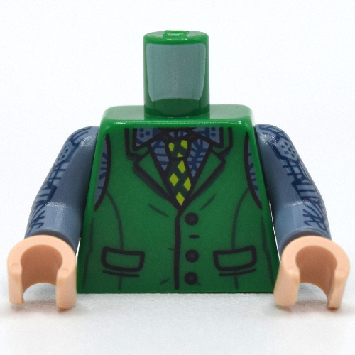 LEGO PART 973c24h02pr5833 Torso Vest with Pockets and Buttons, and Lime ...