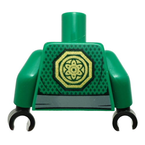 LEGO PART 973c31h03pr4178 Torso Robe with Diamonds and Black and Lime ...
