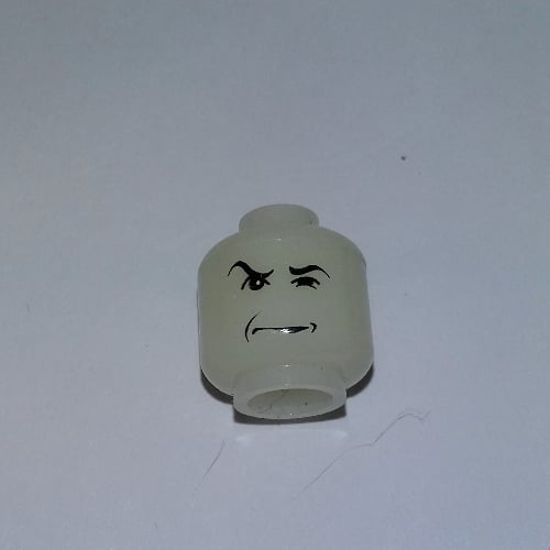 LEGO PART 3626bpr0264 Minifig Head Severus Snape, One Raised Eyebrow ...