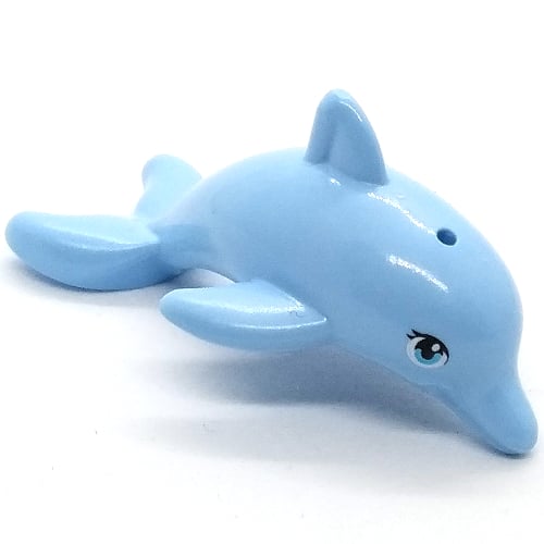 LEGO PART 13392pr0006 Animal, Dolphin, Jumping with Bottom Axle Holder ...