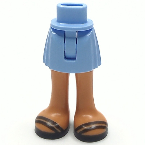 LEGO PART 2241c01pr0004 Minidoll Hips and Short Skirt with Nougat Legs ...