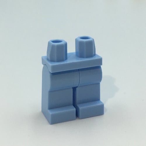LEGO PART 970c29 Hips and Bright Light Blue Legs | Rebrickable - Build ...