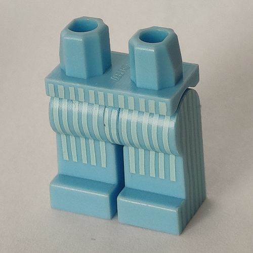 LEGO PART 970c29pr0289 Hips and Bright Light Blue Legs with Vertical ...