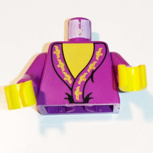LEGO PART 973c55h01pr0149 Torso Robe with Yellow Trim, Yellow Neck ...