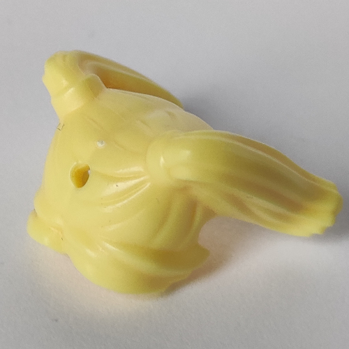 LEGO PART 20596 Hair Pigtails High, Long Bangs, Hole on Top, Hair Ties ...