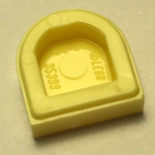 LEGO PART 24246 Tile Round 1 x 1 Half Circle | Rebrickable - Build with ...