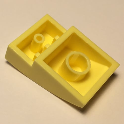 LEGO PART 24309 Slope Curved 3 x 2 No Studs | Rebrickable - Build with LEGO