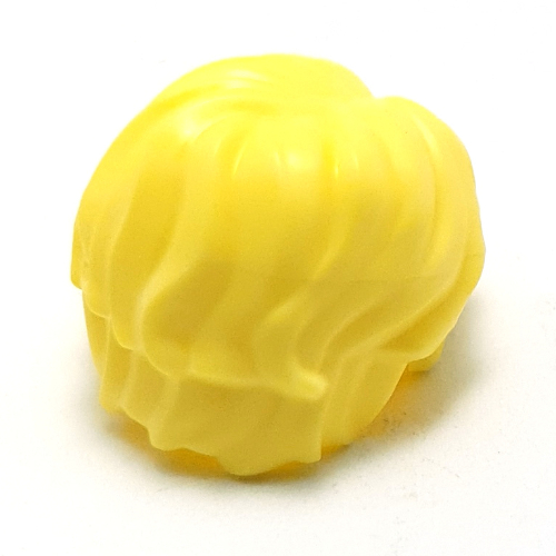 LEGO PART 7372 Hair, Mid Length Wavy, Parted | Rebrickable - Build with ...