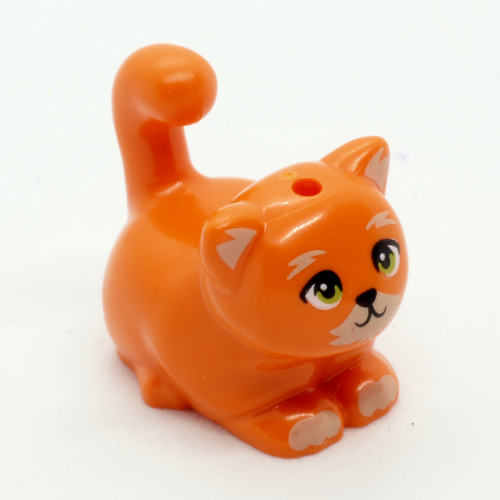 LEGO PART 2652pr0043 Animal, Cat, Chubby with Bright Light Yellow Ears ...