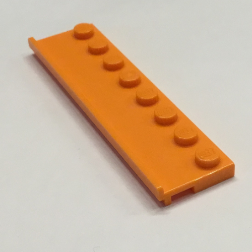 LEGO PART 30586 Plate Special 2 x 8 with Door Rail | Rebrickable ...