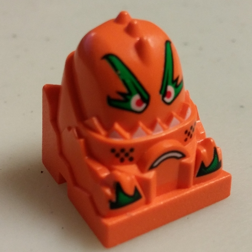 LEGO PART 30598pr0002 Racer Driver Head, Brick Special 2 x 2 Round ...