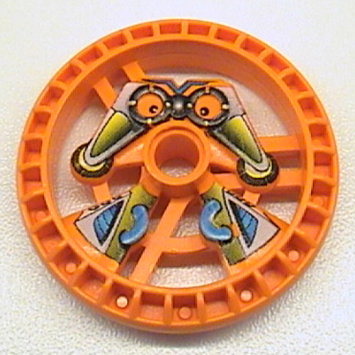 LEGO PART 32351pr0001 Technic Disc 5 x 5 Notched, Scout Print ...