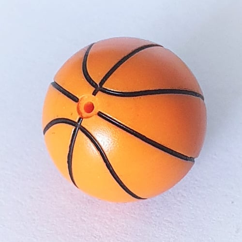 LEGO PART 43702pr0001 Sports Basketball with Black Lines Print ...