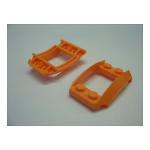 LEGO PART 47755 Wheel Arch, Curved Wedge 4 x 3 with 2 x 2 Opening and 4 ...