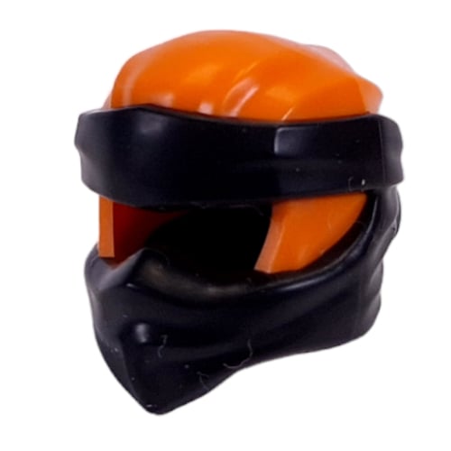 LEGO PART 4910pat0002 Wrap with Short Back Knot Smooth, Black Mask ...