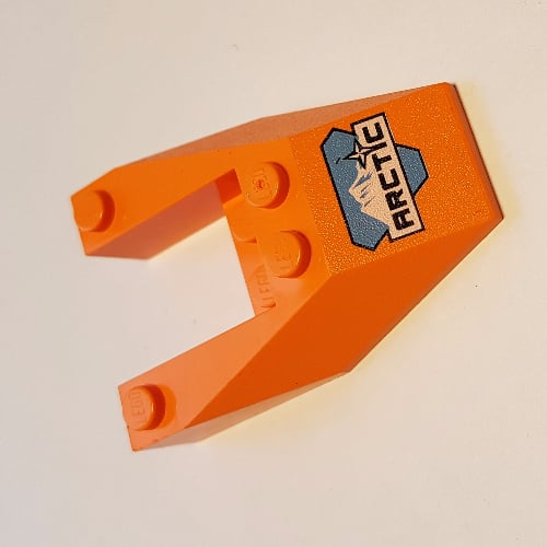 LEGO PART 6153apr0006 Wedge Sloped 6 x 4 Cutout, No Stud Notches with ...