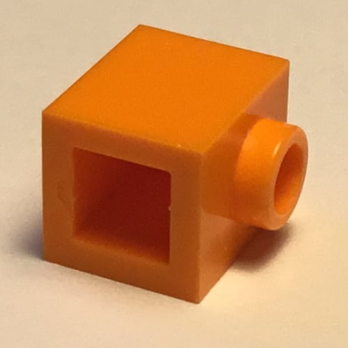 LEGO PART 87087 Brick Special 1 x 1 with Stud on 1 Side | Rebrickable ...