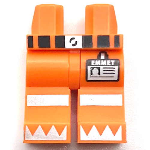 LEGO PART 970c34pr0725 Hips and Orange Legs with Belt, Reflective ...