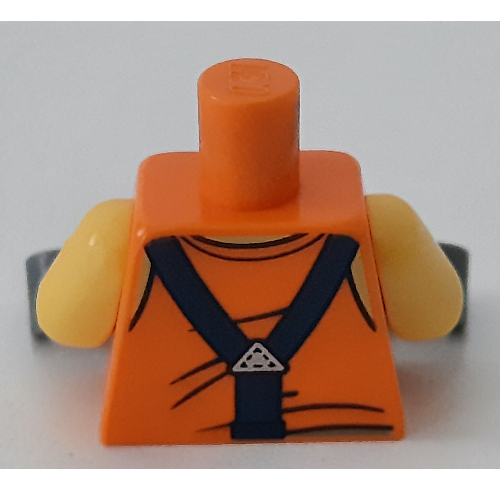 LEGO PART 973c01h12pr4150 Torso Vest, Top of Bare Chest, Blue ...