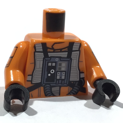 LEGO PART 973c34h03pr5435 Torso Rebel Pilot with White Flight Suit ...