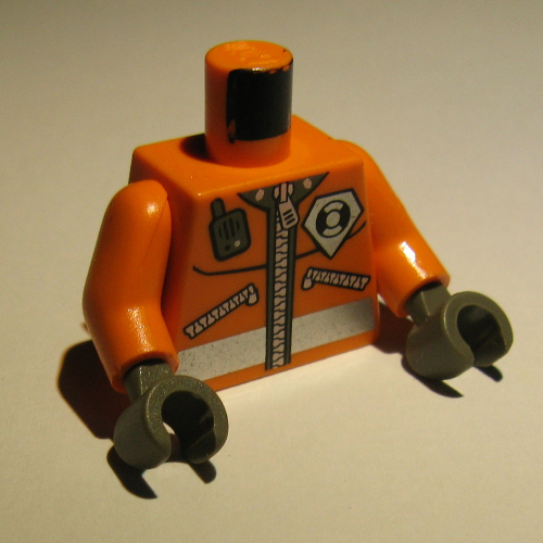 LEGO PART 973c34h08pr0303 Torso Jacket with Coast Guard Logo, Pockets ...