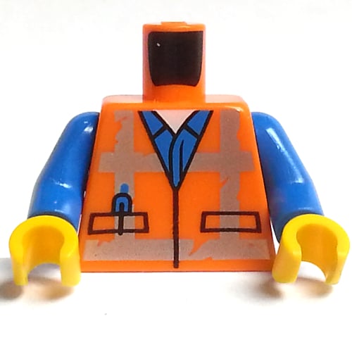 LEGO PART 973c28h01pr4511 Torso Safety Vest with Reflective Worn ...