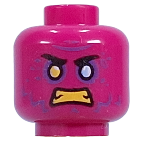 LEGO PART 28621pr4360 Minifig Head Dogan, Yellow Left, Bright Light ...