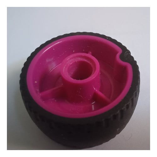 LEGO PART 72206 Wheel Rim 24 x 12 with Black Tyre | Rebrickable - Build ...