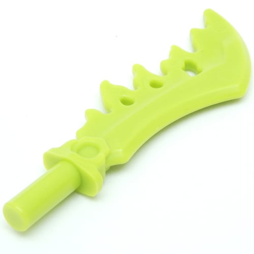 LEGO PART 19858 Weapon Sword Serrated [Plain] | Rebrickable - Build ...