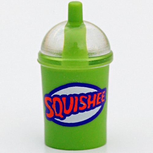 LEGO PART 20398c01pr0001 Equipment Cup and Straw with Trans Clear Dome ...