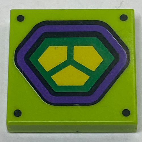 LEGO PART 3068bpr0303 Tile 2 x 2 with Lex Luthor Power Armour Print ...