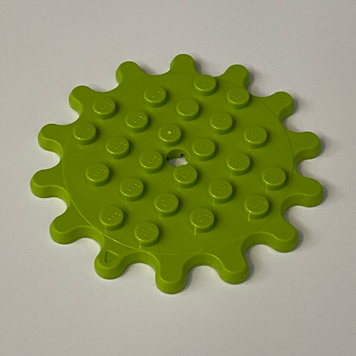 LEGO PART 35446 Plate Special 6 x 6 Splat Gear with 14 Teeth ...
