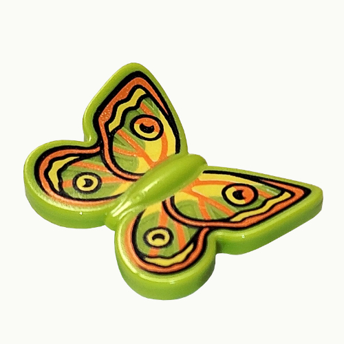 LEGO PART 80674pr0006 Insect, Butterfly with Yellow, Orange, Black ...