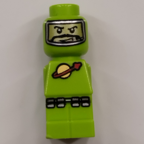 LEGO PART 85863pr0006 Microfig Lunar Command Lime | Rebrickable - Build ...