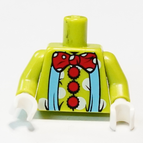 LEGO PART 973c18h27pr1534 Torso 3 large Red Buttons and Red Polka Dot ...
