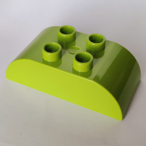 LEGO PART 98223 Duplo Brick 2 x 4 Curved Top | Rebrickable - Build with ...
