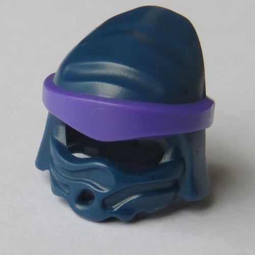 LEGO PART 20568pat0001 Wrap Peaked Head with Dark Purple Headband and ...