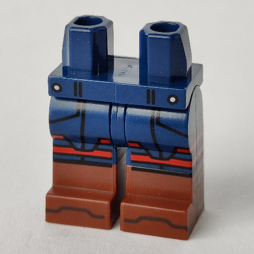 LEGO PART 970c05pat19pr0001 Hips with Dark Blue Legs and Reddish Brown ...