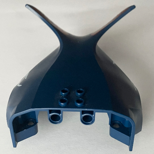 LEGO PART 2812pr0001 Creature Body Part, Tulkun Head with White Stripes ...