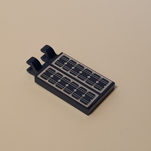 LEGO PART 30350bpr0011 Tile Special 2 x 3 with 2 Clips [Thick Open O ...