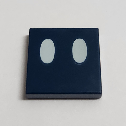LEGO PART 3068bpr9970 Tile 2 x 2 with Two White Ovals (Bob-Omb Eyes ...