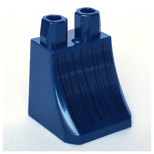 LEGO PART 36036pr0068 Hips and Legs Under Dress/Robe with Dark Purple ...