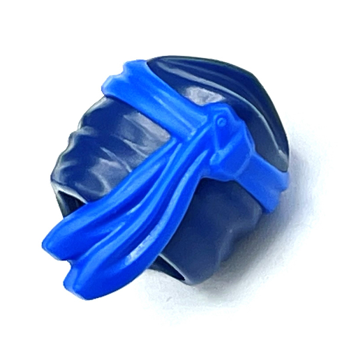 LEGO PART 40925pat0016pr0002 Wrap with Long Back Knot, Blue Band ...