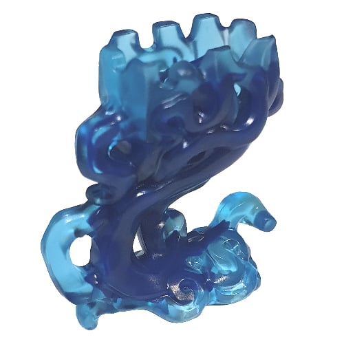 LEGO PART 65227pat0001 Lower Body, Ghost with Marbled Trans-Light Blue ...