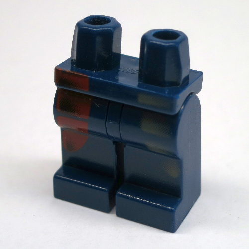 LEGO PART 970c05pr0032 Hips and Dark Blue Legs with Dark Gray and Dark ...