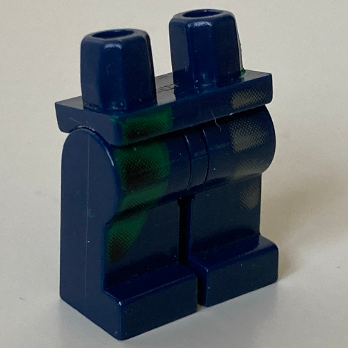 LEGO PART 970c05pr0028 Hips and Dark Blue Legs with Dark Gray and Green ...