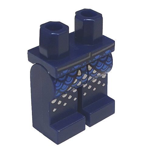 LEGO PART 970c05pr1345 Hips and Dark Blue Legs with Armor, Blue and ...
